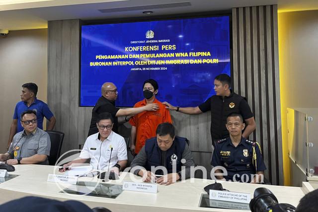 Ditjen Imigrasi dan Interpol Tangkap Buronan Filipina Hector Baldwin Pantollana di Indonesia